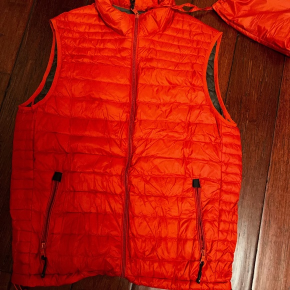 solaris | Jackets & Coats | Solaris Banded Collar Sleeveless Down ...